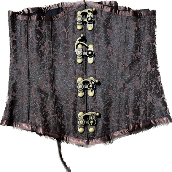 Accessories | Euc Cosplay Underbust Corsets Brown With Brass Latches ...